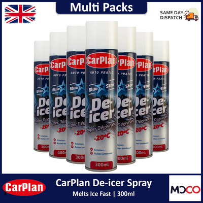 CarPlan Car Window Windscreen Lock De Icer Spray Antifreeze Frost Ice ...