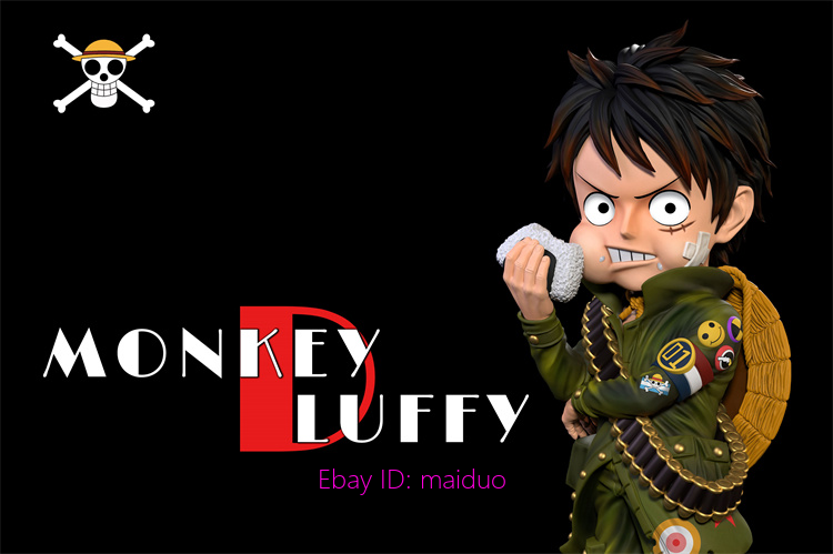 Military uniform Luffy Resin A+ Studio One Piece Figurine Collectibles ...