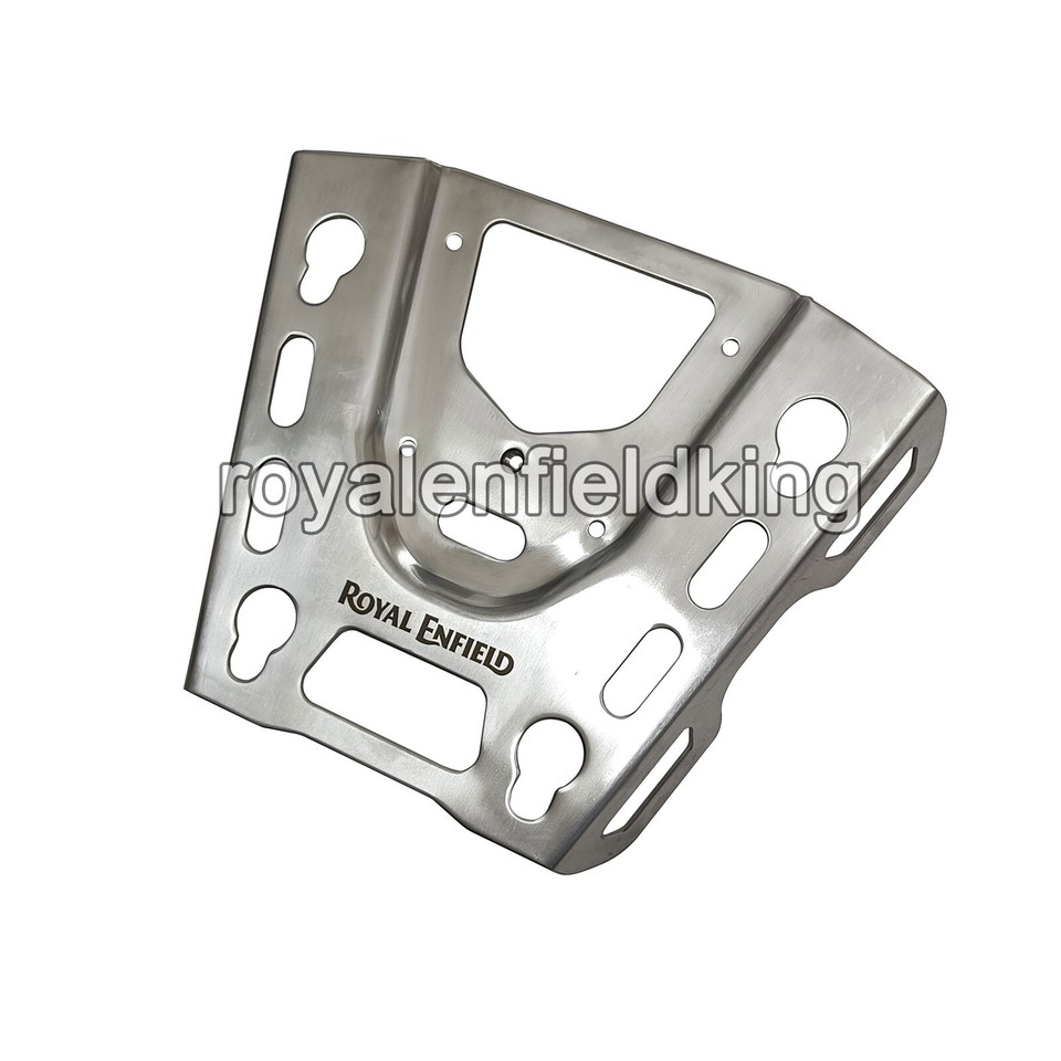 "SILVER ADVENTURE TOP BOX MOUNT" Fit For Royal Enfield New Himalayan ...