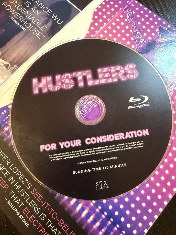 HUSTLERS (2020) BLU RAY Awards Screener FYC Promo Jennifer Lopez | eBay UK