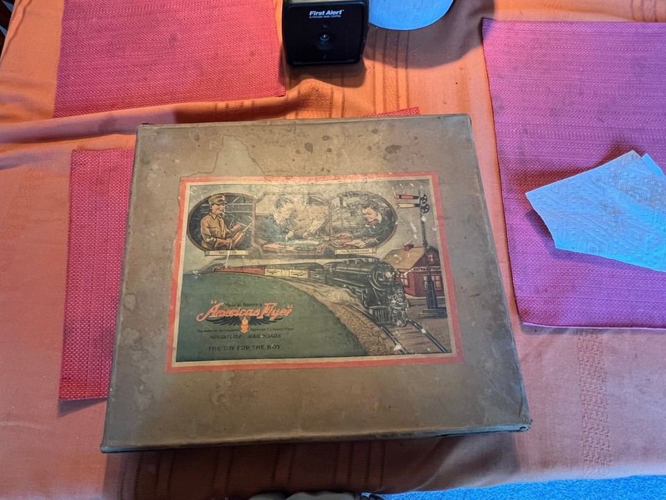 Pre-War American Flyer US Postal Service Train Set. Original Box ...