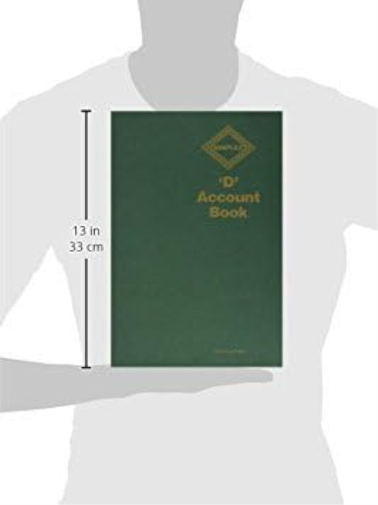 Simplex Account Book A4 56 Pages 28 Sheets - Color: Green Single ...