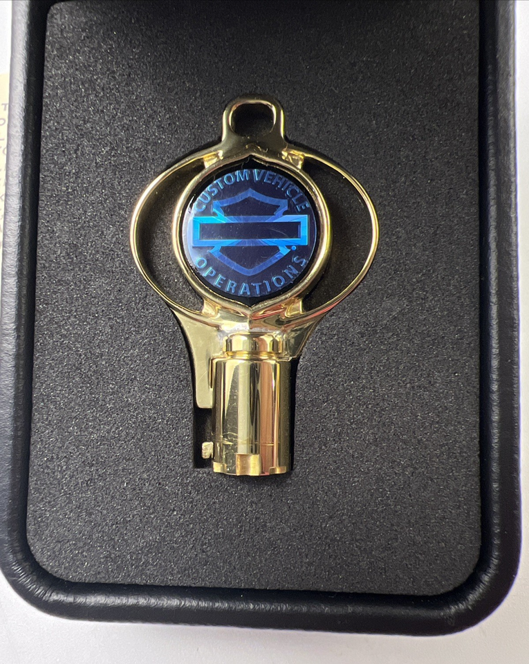 Harley Davidson CVO Custom Vehicle Operations Solid Brass Key .6oz | eBay