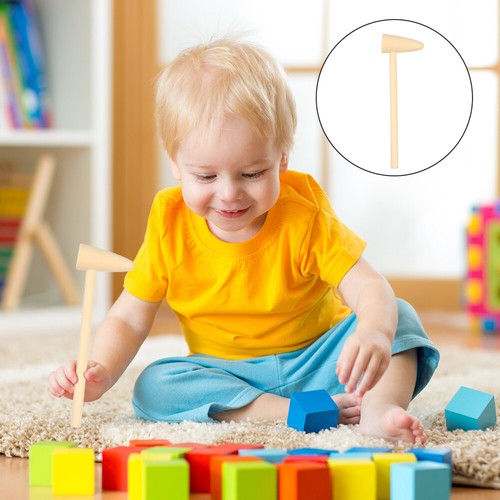 15pcs Mini Mallets Small Hammers Funny Wood Hammer Children Toy Mini ...