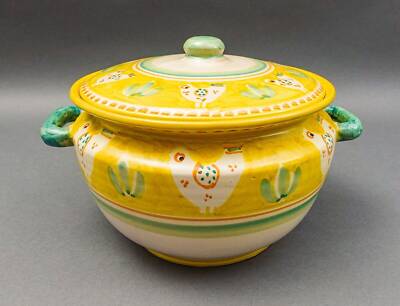 Solimene Vietri Camillo Positano Yellow Chicken Covered Soup Vegetable ...