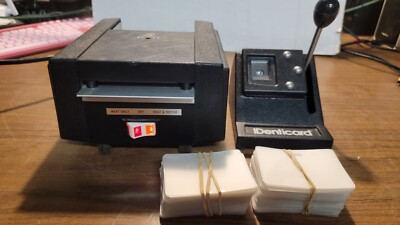 IDenticard 04CPL Portable ID Card Laminator with Cutter | eBay
