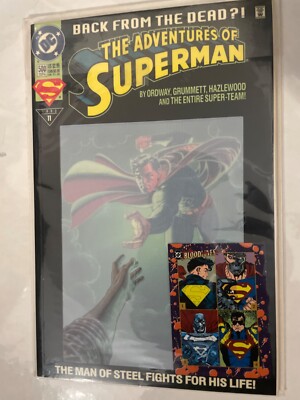 (1993) #11 The Adventures Of Superman DC Comics Back From The Dead ...
