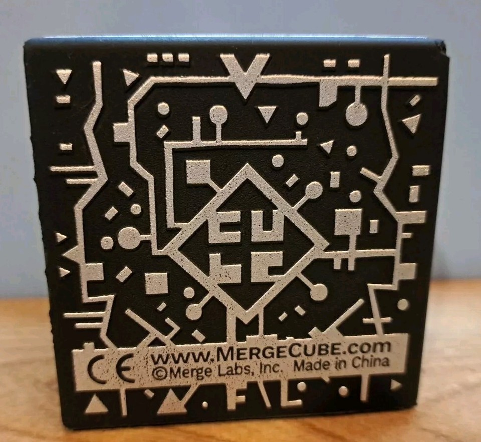 Merge Cube Augmented Reality Virtual Reality AR/VR Toy 2 3/4" Cubed ...