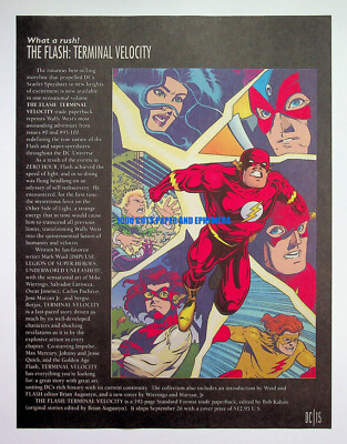 The Flash Terminal Velocity DC Comics 1995 Trade Print Magazine Ad ...