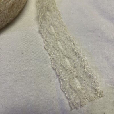 Lace Trim for Sewing Crafts By Lion Ribbon Co. Chantilly Eggshell Ivory ...