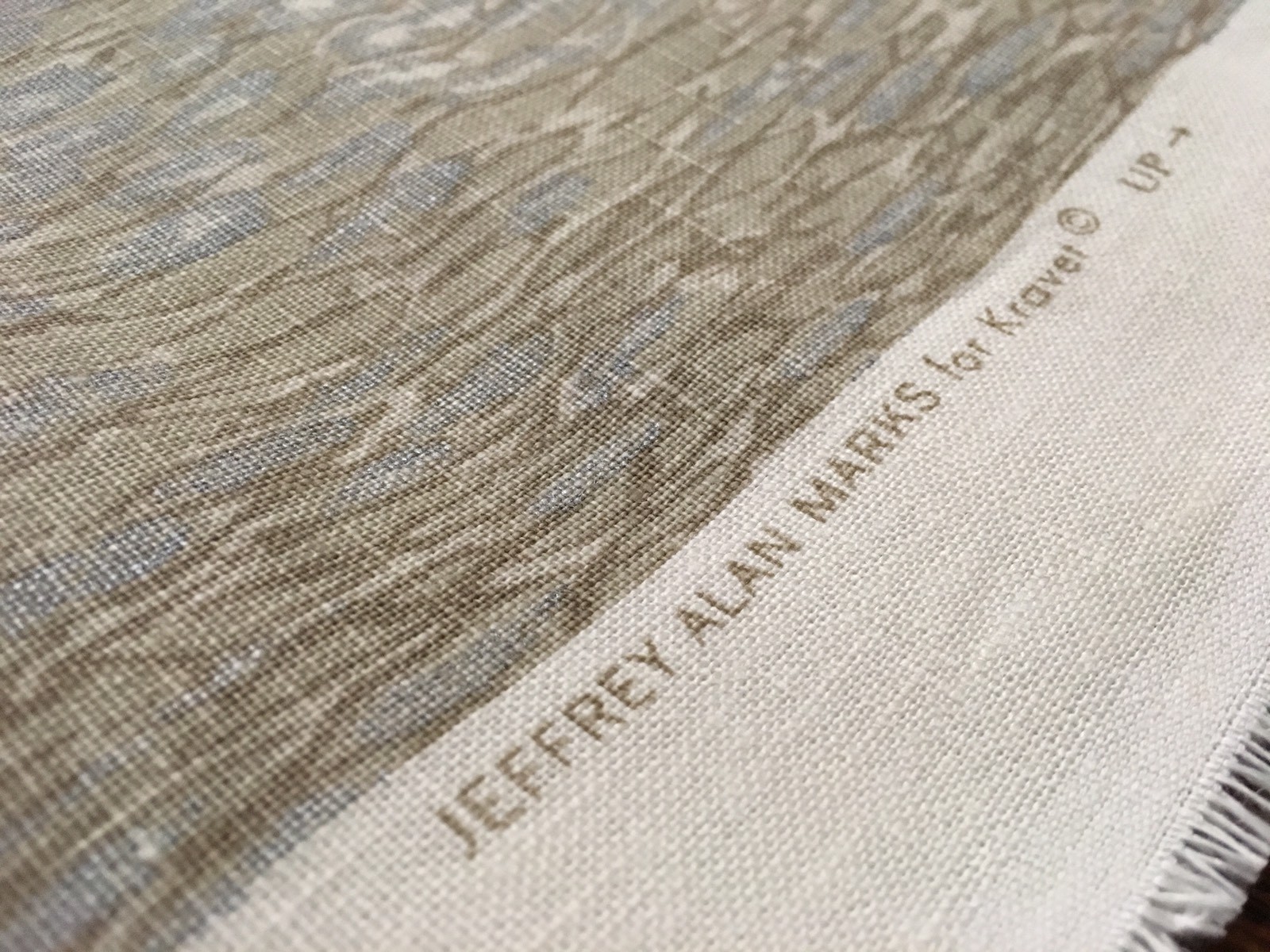 Kravet Crackled Rippled Metallic Print Upholstery Fabric- Chromis ...