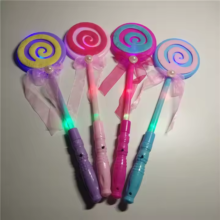 Light Up Flashing Magic Fairy Wand Princess Doll Wand Christmas Glow ...