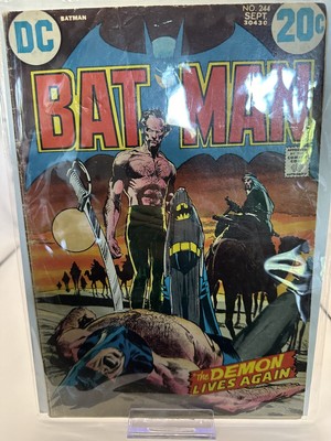 Batman #244 Comic Book 1972 Neal Adams DC Comics Demon | eBay