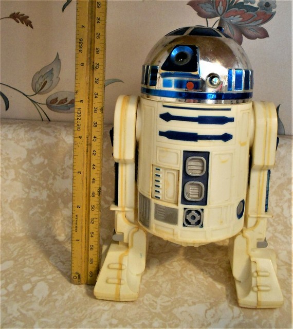R2D2, 7.5 inches Tall, Kenner, Contains 2 Death Star Plans Circuit ...