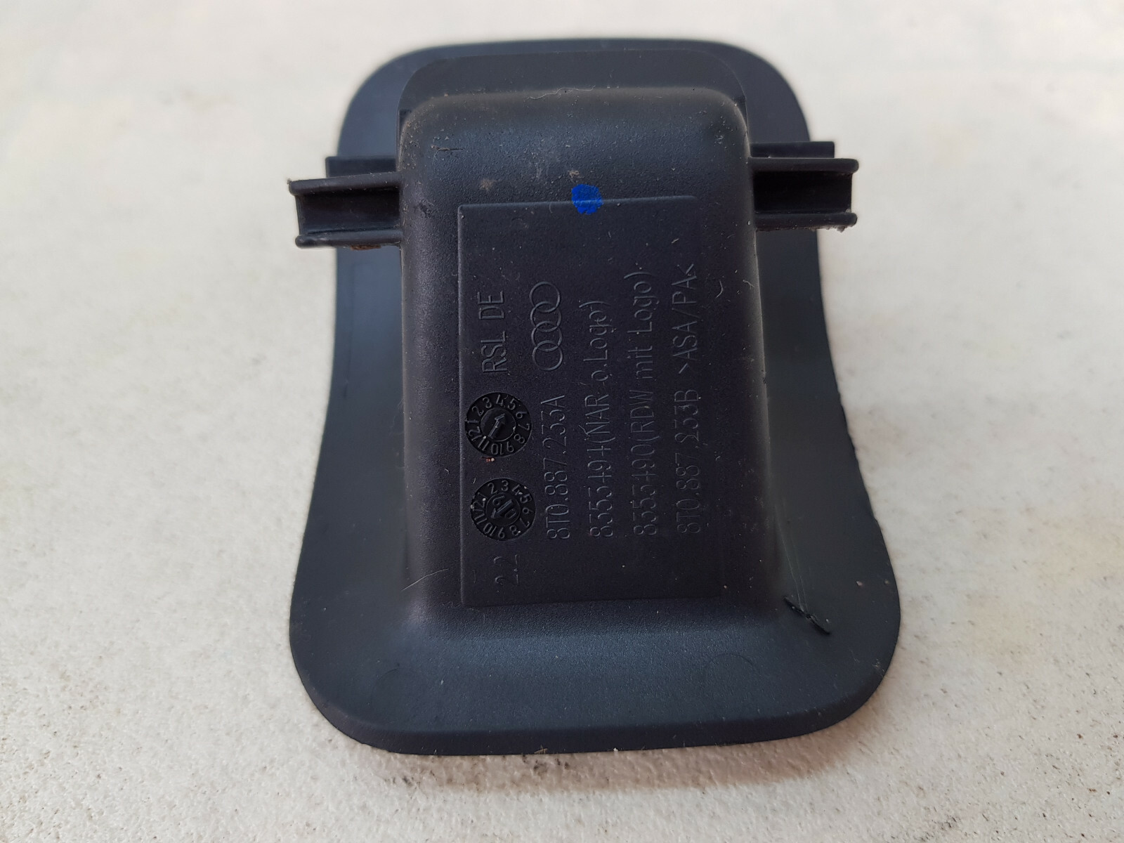 Audi A4 Isofix Seat Slot Guide Covers Black 8T0887233A Set of 4 for ...
