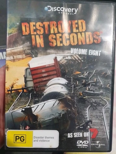 DESTROYED IN SECONDS DVD VOLUME EIGHT VOL 8 SERIES DOCUMENTARY ...