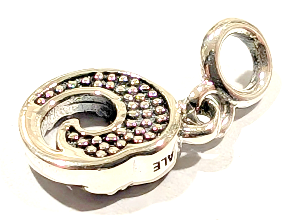 Authentic Pandora Charm, ME My Blue Ocean Wave Dangle, #799010C01 ...