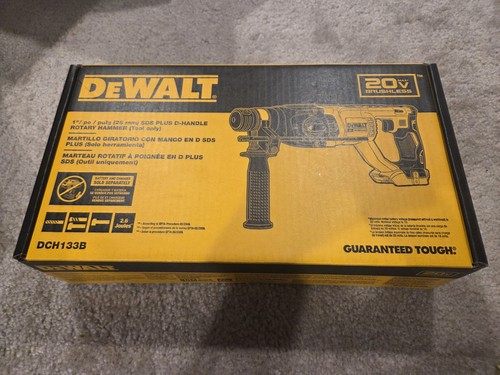 DEWALT DCH133B Brushless 20V Max XR 1" SDS Plus D-Handle Rotary Hammer ...