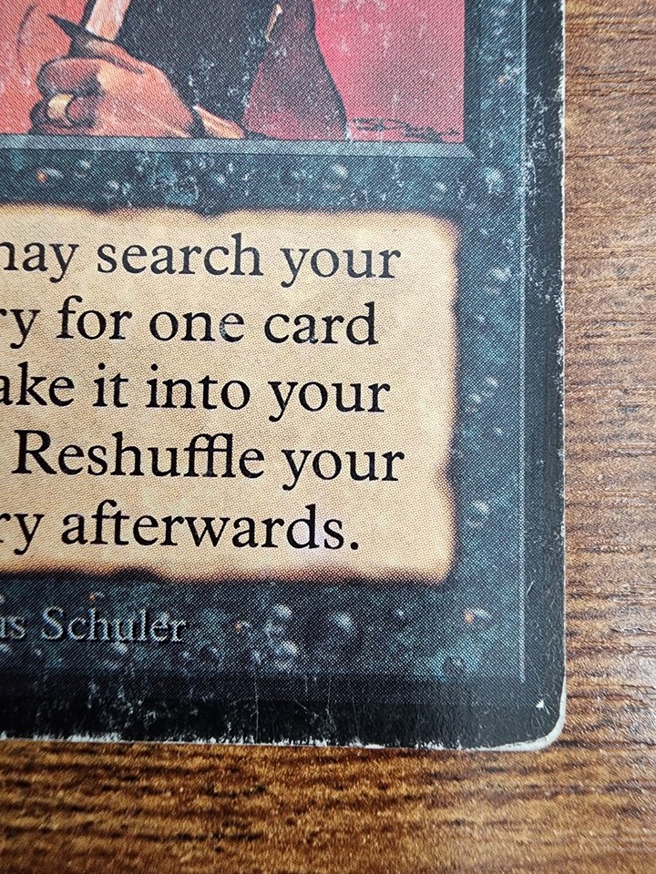 MTG Demonic Tutor ⭐BETA ⭐HP+ ⭐10 REAL HQ PICS! ⭐Rare 1993 Magic | eBay