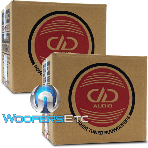 2 DD AUDIO 608F-D4 8" 3000W DUAL 4-OHM SUPER TUNED SUBWOOFERS BASS ...