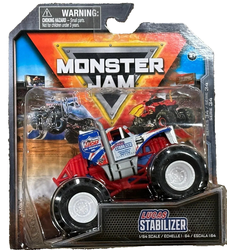 2024 Spin Master Monster Jam Series 34 "Lucas Stabilizer" Arena ...