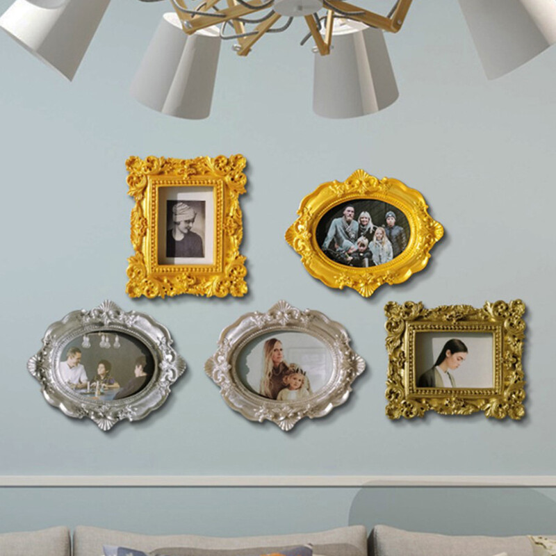 New Design Nail Art Display Retro Metal Irregular Photo Frame Nail ...