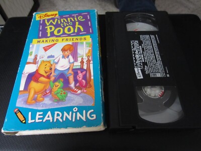 Winnie the Pooh - Pooh Learning - Making Friends (VHS, 1994 ...