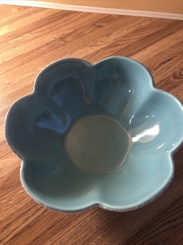 Vintage Royal Haeger 343 ~ Turquoise Flower Petal Bowl - MCM - Retro | eBay