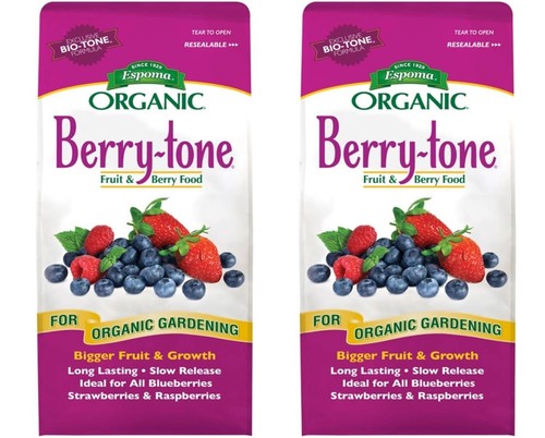 Berry Tone Organic Fertilizer for Blueberries Strawberries Raspberries ...