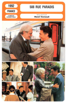 FICHE / CARTE / CARD : 588 RUE PARADIS - Richard Berry,Omar Sharif ...