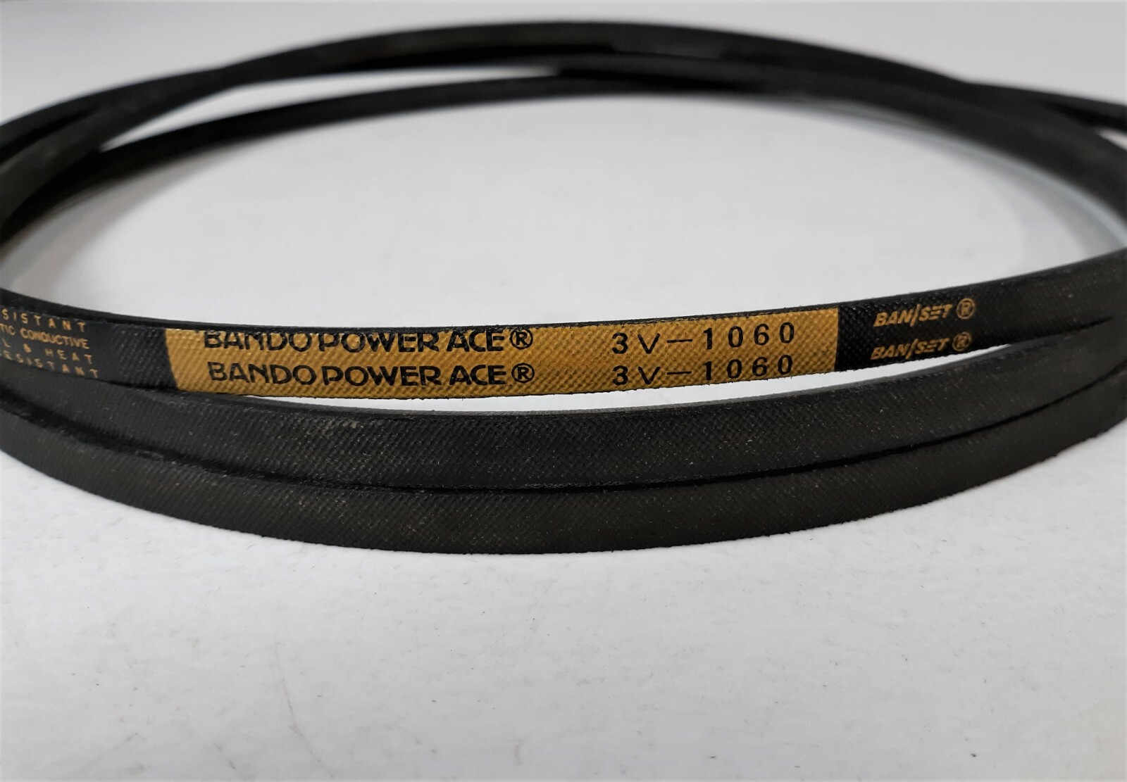 Bando Power Ace 3V / 5V Series Narrow Wedge Wrapped V Belt, 3/8" / 5/8 ...