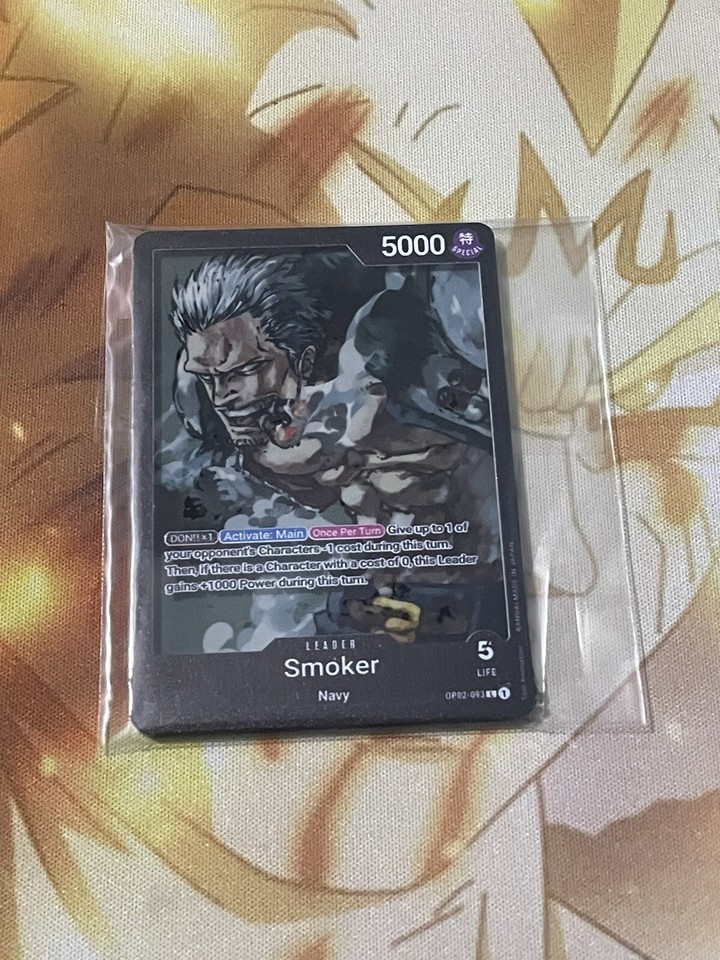 Custom Smoker Leader | One Piece Card Game | eBay