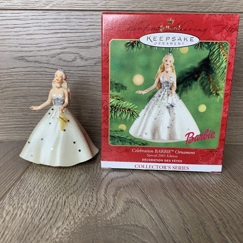 Hallmark Keepsake 2001 Celebration BARBIE Special Edition Ornament #2 ...