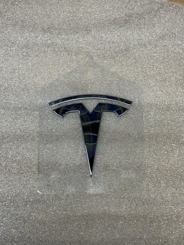 TESLA MODEL 3 Y FRONT HOOD T LOGO BADGE EMBLEM 1090829-90-E SILVER | eBay