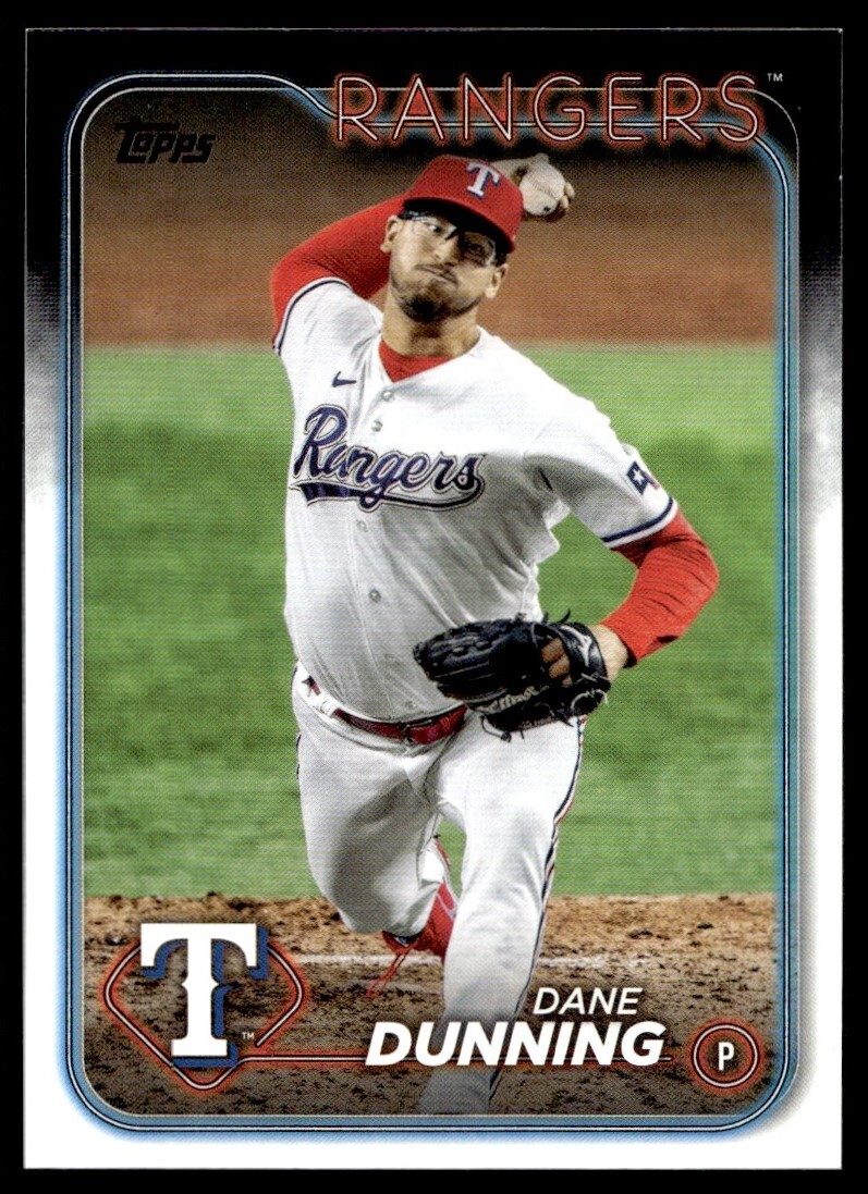 2024 Topps Series 1 Dane Dunning A87 Texas Rangers #348 | eBay