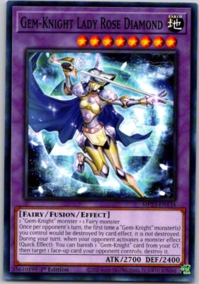 Yu-Gi-Oh Yugioh Gem-Knight Lady Rose Diamond MP23-EN134 Mega Tin ...