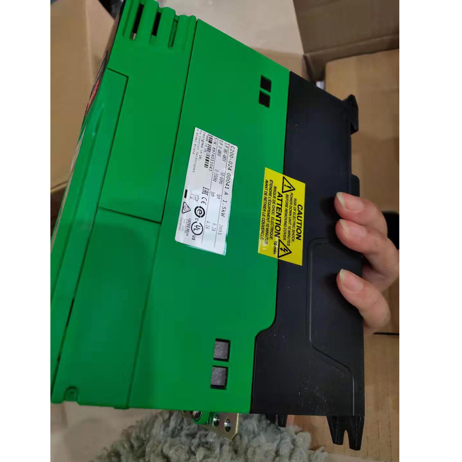 1PCS Nidec C200-01200042A 0.75kw Replace M200-01200042A INVERTER DHL ...