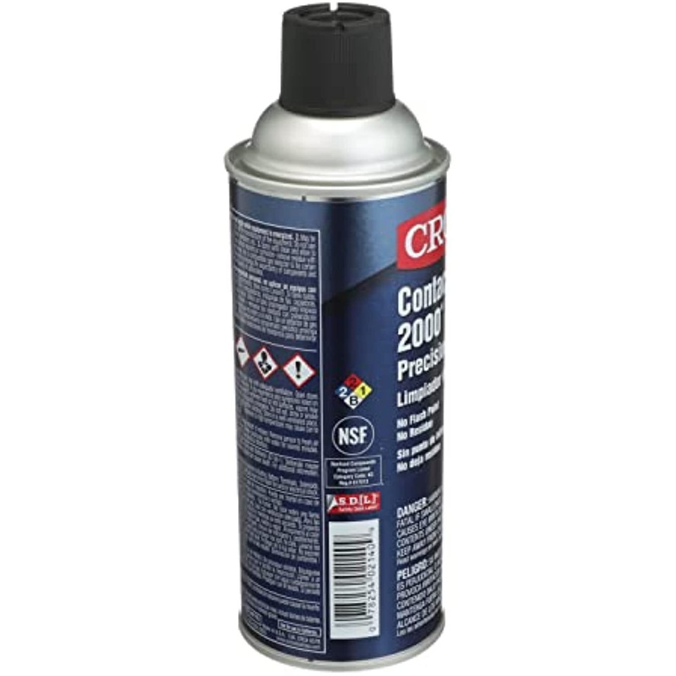 CRC Contact Cleaner 2000 Precision Cleaner 02140 13 Wt. Oz., Aerosol ...