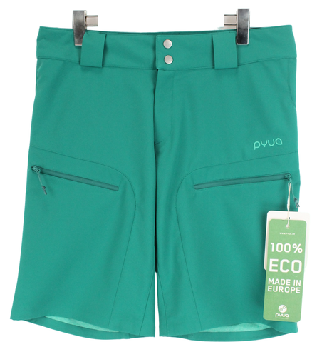 PYUA Track-Y s Shorts Men's LARGE Zip Fly Pockets Activewear Logo 100% ...