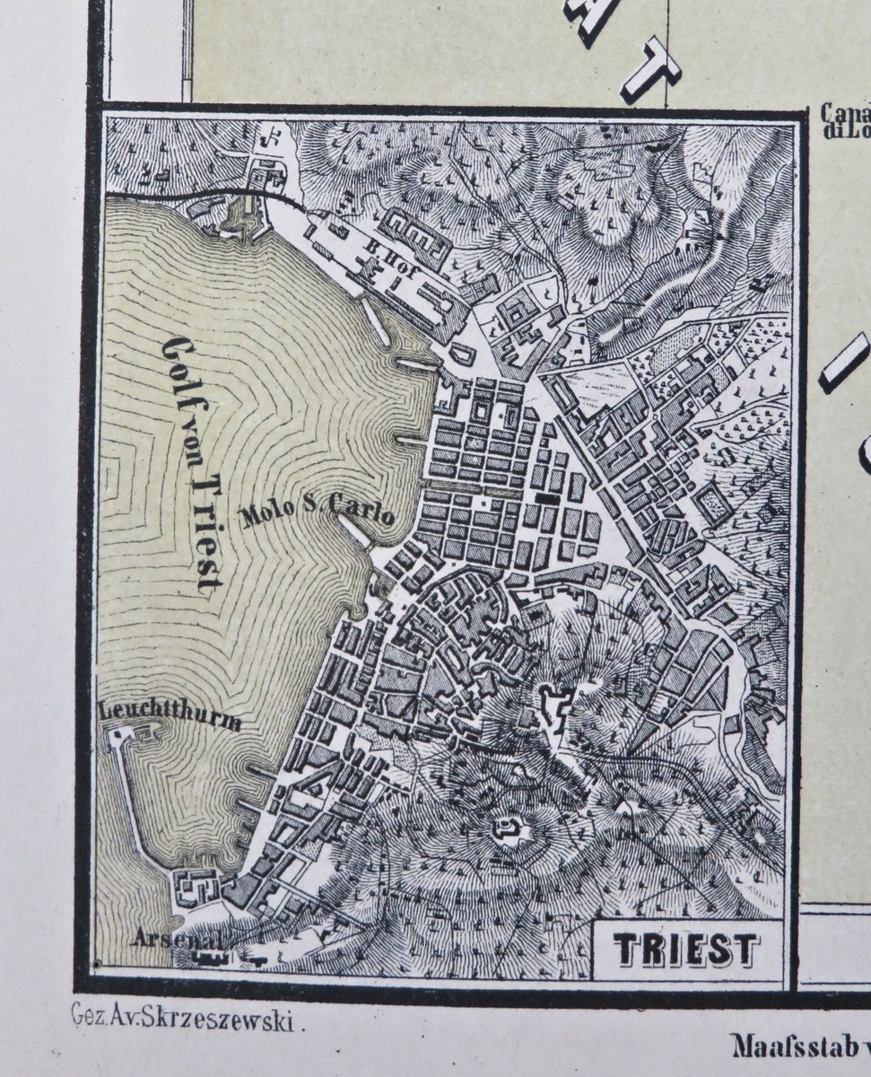 Antiquaria Trieste Map Ancient And Modern Bookstore, Trieste | Via San