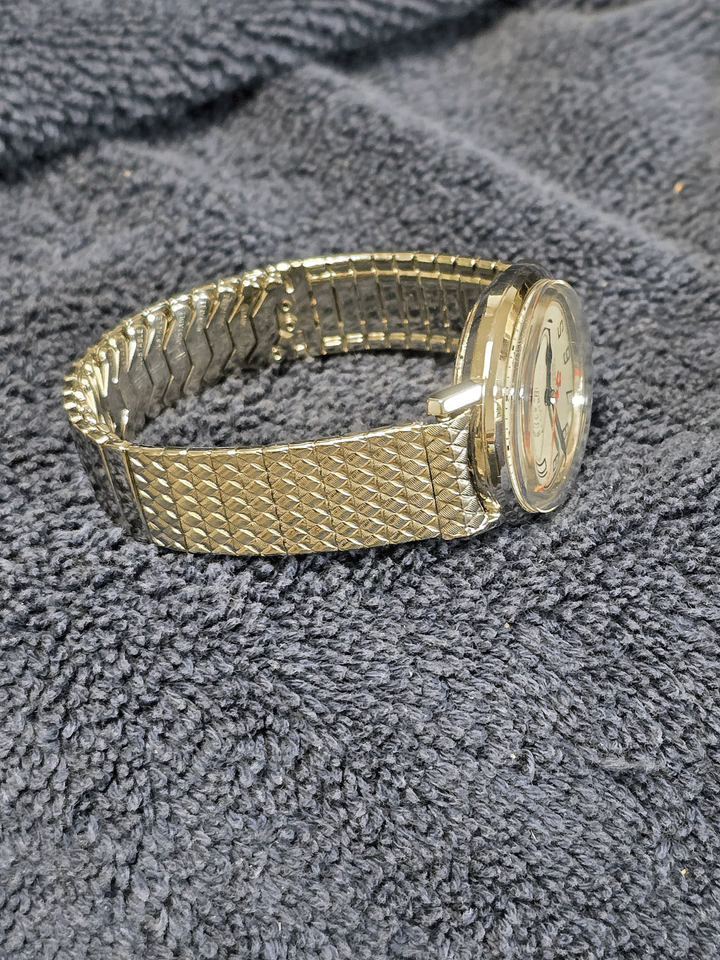 Vintage All Origin Accutron 214 Stainless Railroad Appd. w/ NOS band ...