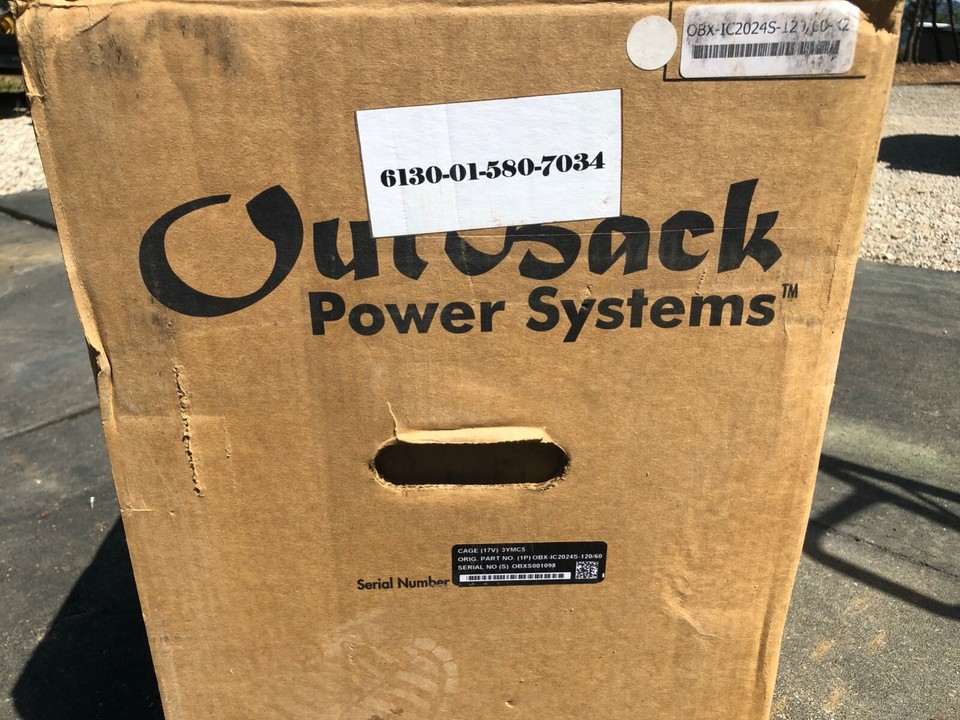 OUTBACK MILITARY RUGGEDIZED POWER INVERTER NATO NSN 6130-01-580-7034 ...