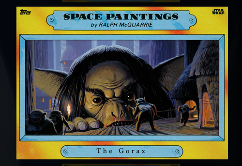 Topps Star Wars Card Trader | SPACE PAINTINGS GOLD THE GORAX EPIC 40cc ...