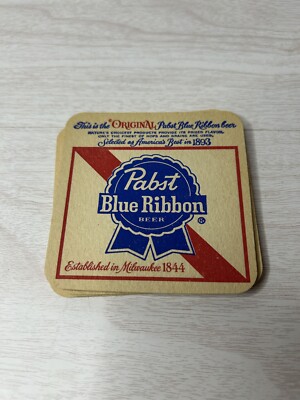 Vintage Pabst Blue Ribbon Bar Tavern Coastera Unused Pack Of 6 | eBay