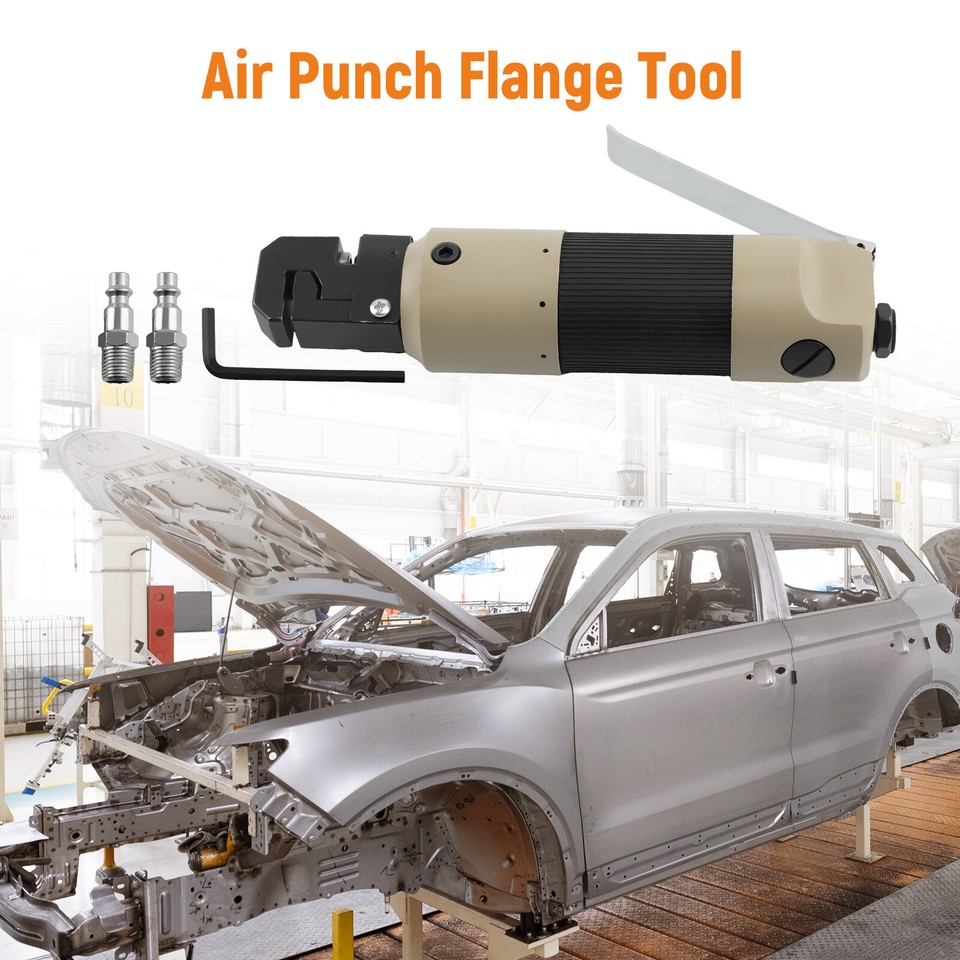 3/16'' NPT Powered Air Punch Flange Welding Sheet Metal Hole Puncher 4 ...