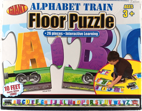Giant Alphabet Train 26 Piece Jigsaw Floor Puzzle by School Specialty ...