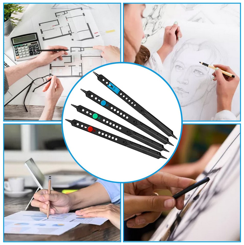Artist Drawing Tool Proportional Scale Divider Ruler Craft Drafting And ...