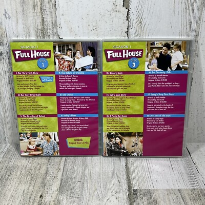 Full House: The Complete Series Collection: Season 1 (DVD) 4 Discs | eBay
