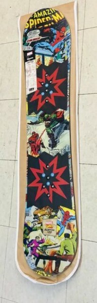 2017 Burton Chopper Ltd Marvel Comics Youth Snowboard 90cm Spiderman ...