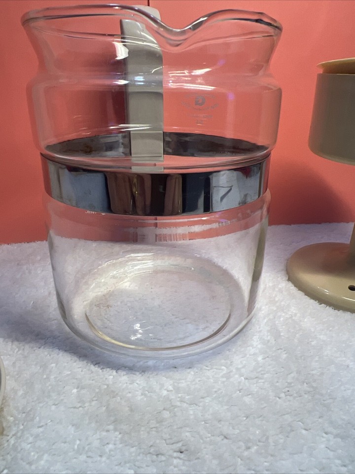 Vintage Gemco Brand Percolator Coffee Pot Heat Resistant Glass 2-4 Cup ...